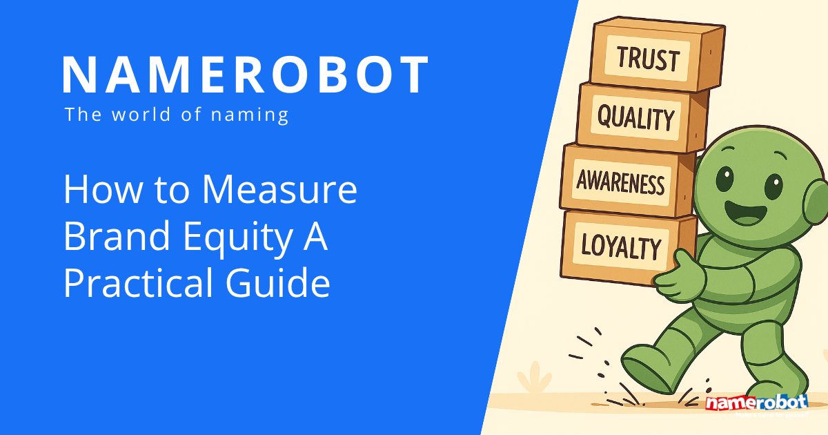 How to Measure Brand Equity A Practical Guide - NameRobot