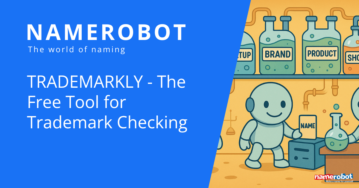 trademarkly - The Free Tool for Trademark Checking and for your Website! - NameRobot